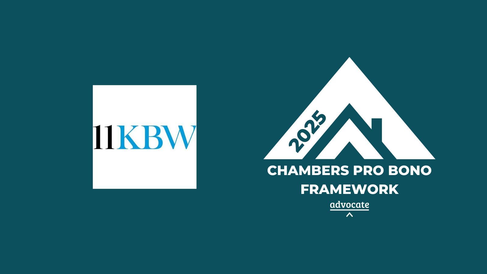 11KBW join the Chambers Pro Bono Framework for 2025 | 11KBW