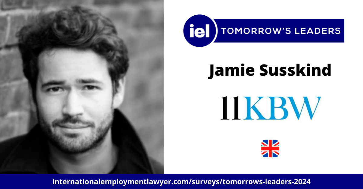 Jamie Susskind included in the International Employment Lawyer’s ...